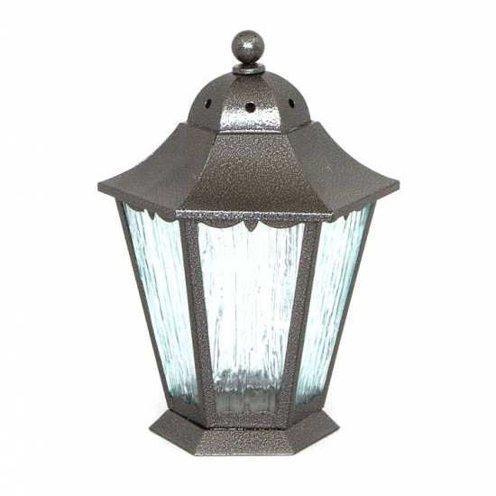 Gravlykta, stående silversvart. | Gravljus / Gravlyktor - Till graven